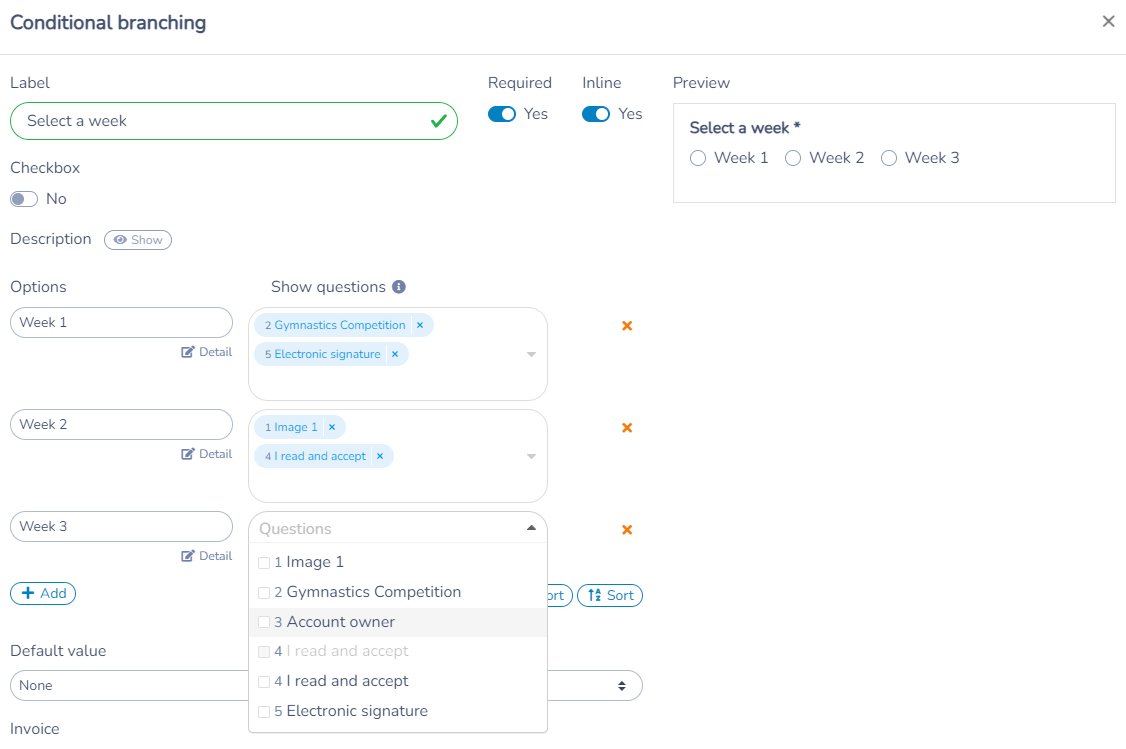 Activity Messenger Help | Using conditional branching | Activity Messenger